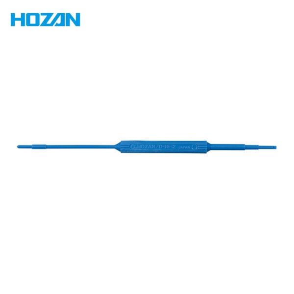 HOZAN 精密ドライバーセット|特長:フェライトコアと半固定ボリューム(つまみ付・つまみなし)の調整用ドライバーです。 材質は高絶縁・耐摩耗性に優れたポリアセタールを使用し、コアを傷めず、調整ズレもありません。