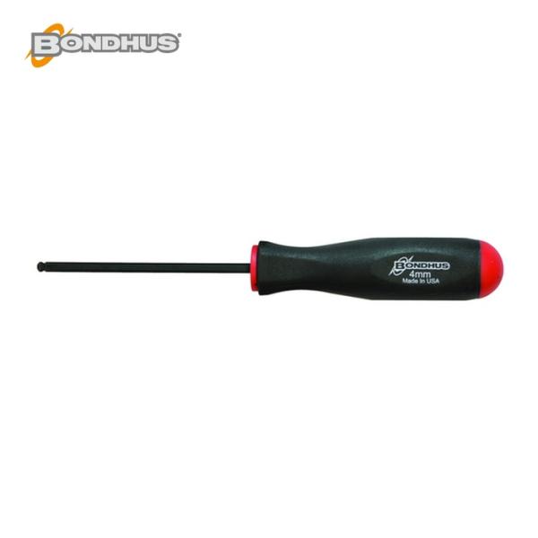 BONDHUS 六角棒ドライバー|特長:ねじを傷つけないで保持できる六角ボールポイントドライバーです。 ねじを緩めて保持したまま手元に持ってくることができるねじつかみドライバーです。 ボールポイントの側面に埋め込んだ特殊ナイロン樹脂がねじを...