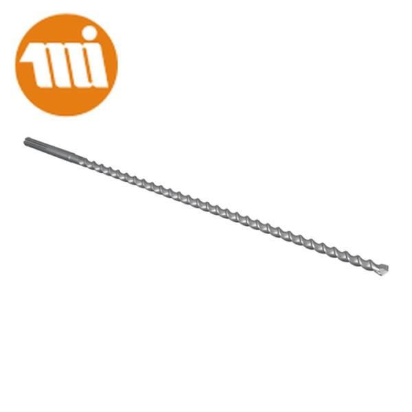 ミヤナガ コンクリートドリル(SDSmaxシャンク)|特長:ロバートボッシュ社特許のシャンク形状により優れた電動機のトルク伝達効率を実現しました。 耐摩耗性、耐衝撃性に優れたチップを採用しています。