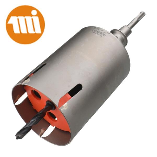 ミヤナガ 替刃式コアドリル|特長:独自の刃先形状により、釘が噛み込まず、安全に穴あけ作業ができます。