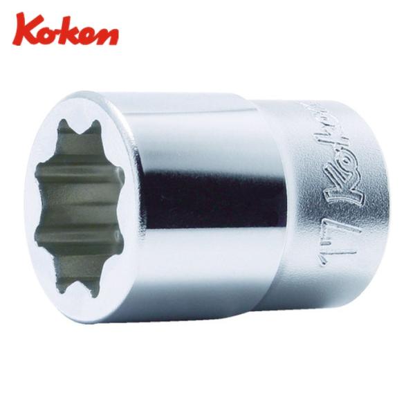 Ko-ken ソケット(自動車整備用)|特長:ドレンプラグ等の4角凸形状を駆動可能な4角凹ソケットです。