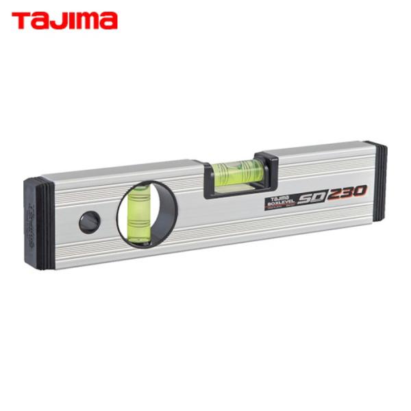 タジマ アルミ製水平器|特長:キズのつきにくい特殊ハードアルマイト表面処理をしています。