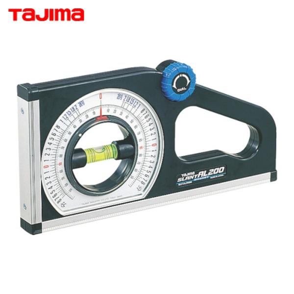 タジマ 勾配計|特長:勾配(角度)測定・勾配(角度)設定、2通りの使い方ができます。 法勾配および角度対照表付です。 マグネット付です。