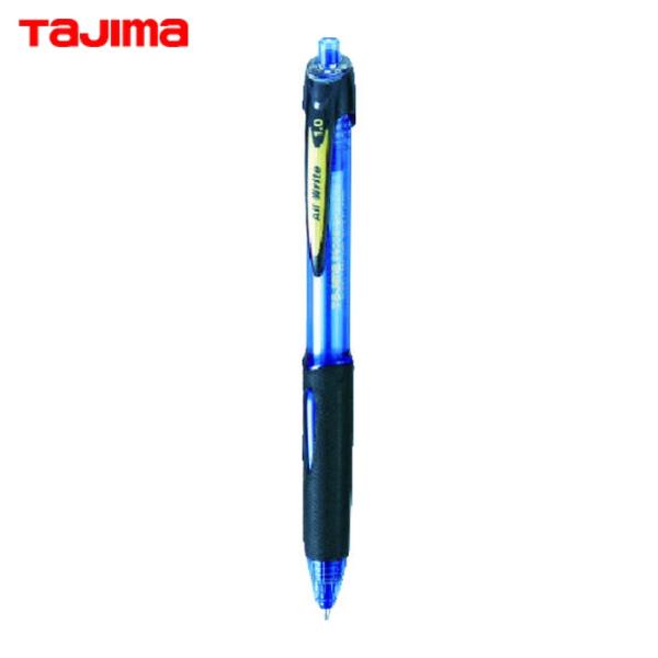 タジマ 建築用ペン|特長:圧縮空気でインクを押し出す加圧ボールペン上向き筆記でもかすれず、濡れた紙にもくっきり書けます。 油性です。