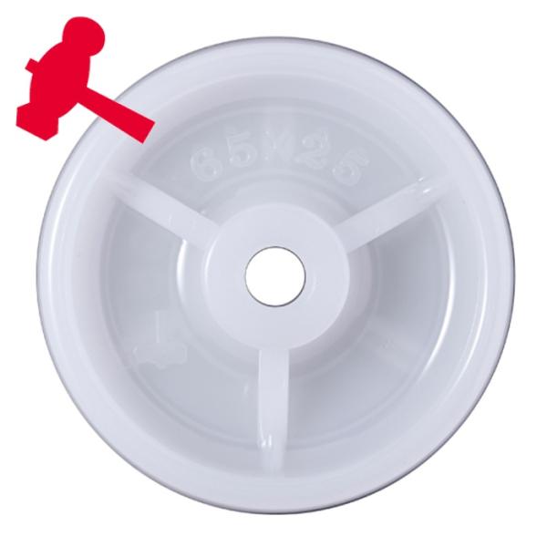 ハンマー プレート式ナイロンキャスター|特長:グレー車もできます。 黒車もできます。 導電車(黒)もできます【許容荷重は約60%】。