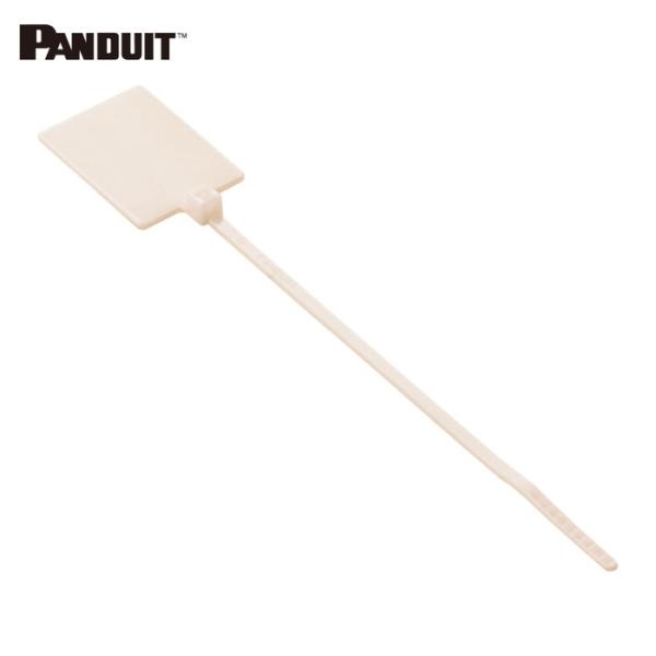 PANDUIT マーキングタイ|特長:マーカータイプ結束バンドは、ワイヤーやケーブルなどの識別と結束を同時にできます。 必要な情報は、書き込みスペースにマーカーペンや刻印機などで記入できます。 印字したラベルを貼り付けることもできます。