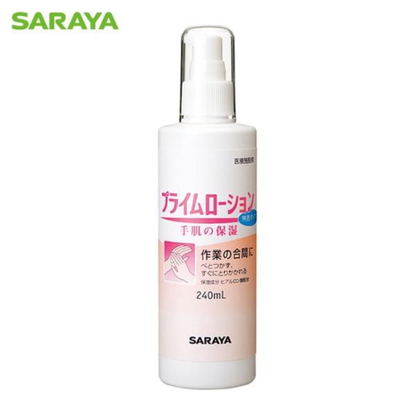 サラヤ 保湿ローション|特長:手指消毒剤の残留抗菌作用を妨げることなく、手肌にうるおいを与えます。