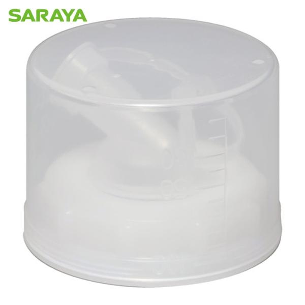 サラヤ 食器洗剤用オプション|特長:5kgボトル、3kgボトル、2kgボトル(サラヤ製品)専用のノズルと計量カップのセットです。