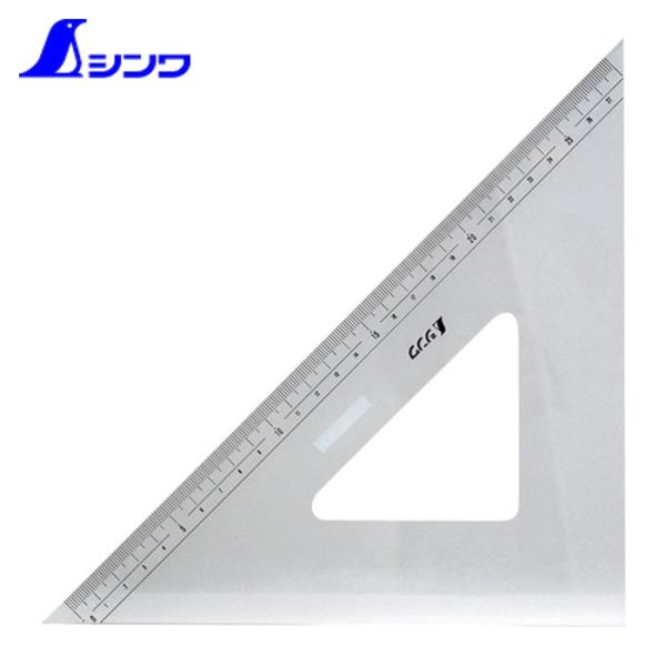 シンワ 三角スケール|特長:見易い大きな目盛数字を採用しました。