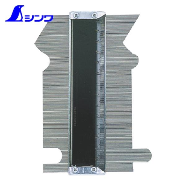 シンワ 角度ゲージ|特長:どんな形でも簡単に型取れます。 サビないステンレス針を使用しています。