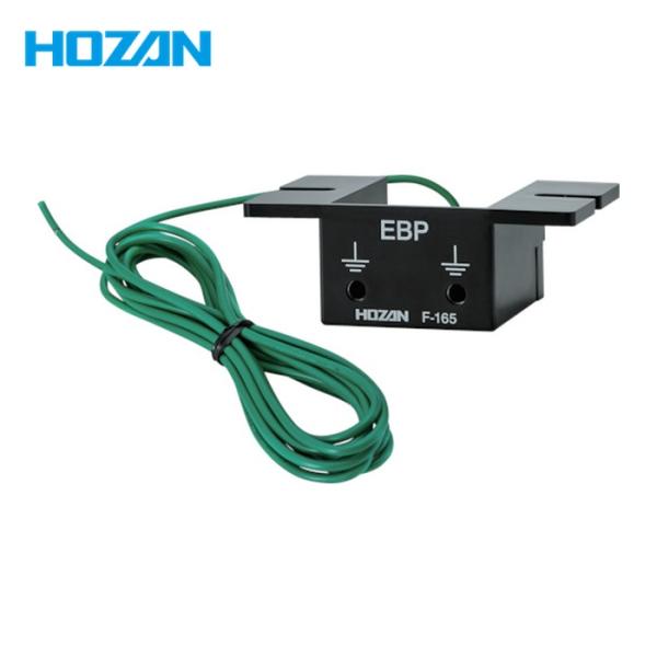 HOZAN 静電気対策接地用品|特長:リストストラップ、導電性マットなどの机上周りのアース線を集約します。 リストストラップ用バナナジャック、導電性マットなどのアース線を集約できるターミナルです。 机上周りのアース線を整理できます。