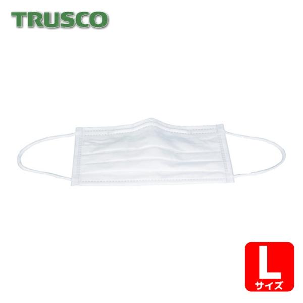 TRUSCO 一般作業用マスク|特長:耳紐はソフトな平紐ウレタン(幅3mm)を採用し、耳への負担を軽減します。 柔らかい超吸水タイプのため、長時間着用時でもケバ立ちにくいです。 樹脂製ノーズピースが鼻の形に合うよう加工しています。