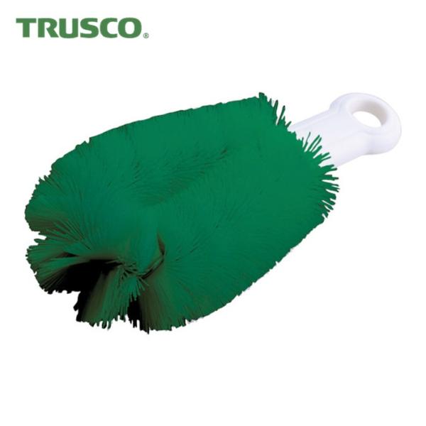 TRUSCO たわし(HACCP対応)|特長:カラーによる区域管理などができるHACCPに対応したブラシです。 弾力性に優れ、女性の手にもフィットしやすい大きさです。 ガンコな汚れも素早く落とします。