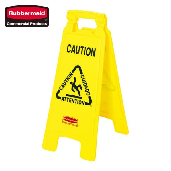 ラバーメイド 標示スタンド(外国語対応)|特長:視認性の高いカラーで歩行者の注意を喚起する安全サインです。 軽量で折り畳み可能なため、設置から撤去が素早く行えます。 ANSI(米国規格協会)とOSHA(米国労働安全衛生法)に準拠したカラーと...