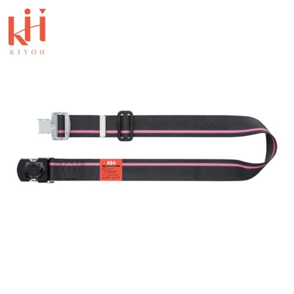 KH 胴ベルト(ワンタッチ式)|特長:バックル部分もオールブラックです。