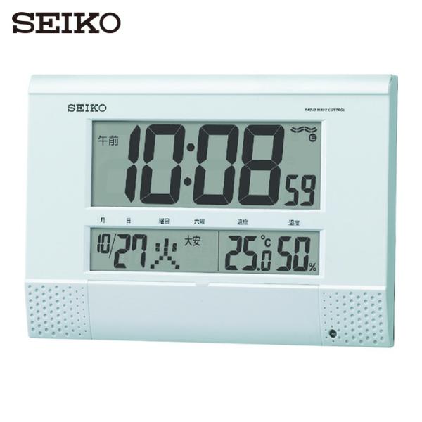 SEIKO 時計(デジタル表示)|特長:最大32チャンネルまで設定できるチャイム&amp;メロディ付きのプログラム電波時計です。