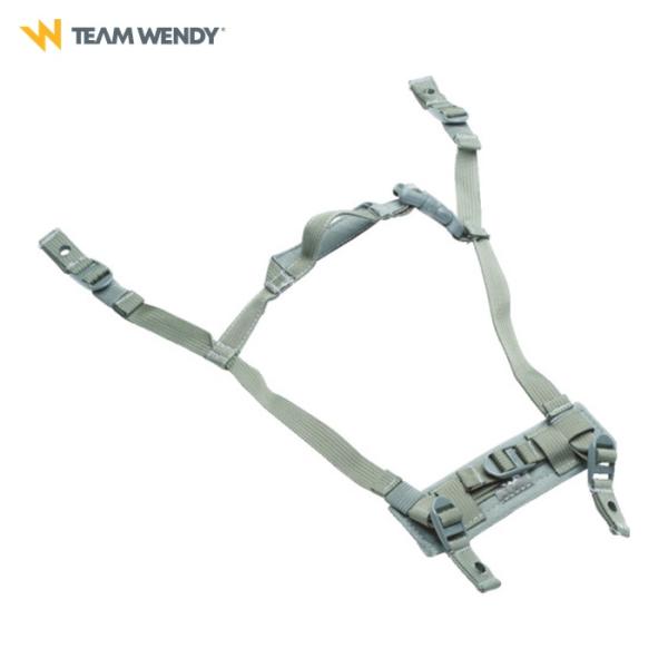 TEAMWENDY ヘルメット関連用品(ミリタリー関連)|特長:摩擦がおきないようにソフトな素材で作られているあご紐です。 抗菌性の素材で作られているので衛生的に保てます。