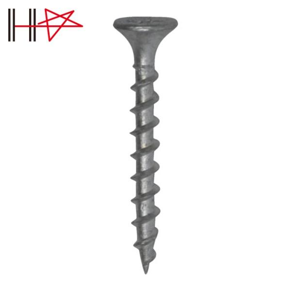 DAIDOHANT 石こうボードビス|特長:ラスパート処理なので耐薬品性・耐食性に優れています。 パテ乗りのいい梨地頭です。