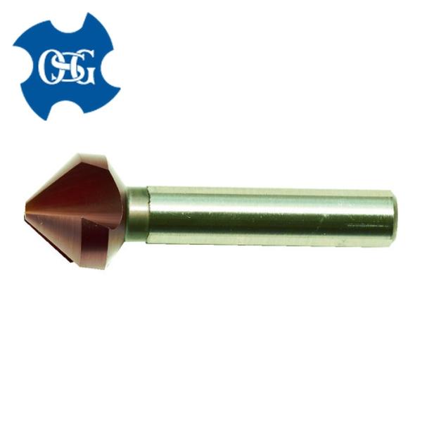 OSG カウンターシンク|特長:高速切削が可能で、皿座ぐり、バリ取り、面取りと幅広く加工でき、美しい仕上がり面が得られます。 ハイスシリーズ、超硬シリーズがあります。 複合多層コーティング(Vコーティング)を採用し、より高い硬度が得られ、高...