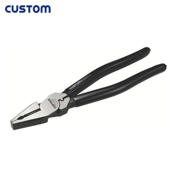 CUSTOM ペンチ|特長:持ちやすいソフトグリップです。 鉄線、銅線、鋼線などの掴む作業に適しています。