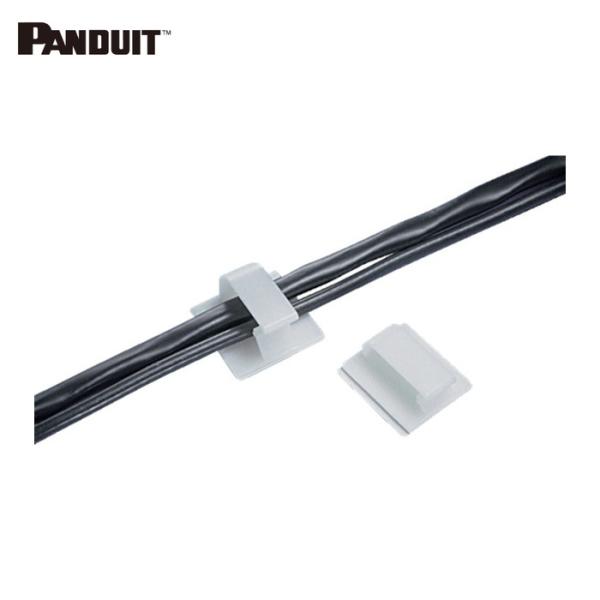 PANDUIT ケーブルクリップ|特長:ケーブル、ワイヤーなどを横から簡単に挿入でき、しっかり保持することができます。 ケーブルの脱着が簡単にできます。