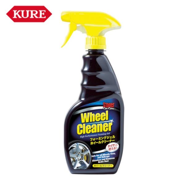 KURE タイヤ・ホイール用クリーナー|特長:密着性・浸透力・洗浄力に優れたディープクリーンジェルが、ブレーキダスト、ロードダスト、グリース、オイル、泥などの頑固な汚れを分解・除去します。 鉄、アルミニウム合金、メッキ、ファクトリー塗装など...