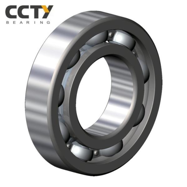 CCTY 深溝玉軸受|特長:ラジアル荷重のほかにアキシアル荷重を負荷することが可能です。 摩擦トルクが小さく、高速回転する箇所や低温、低振動が要求される用途に適しています。 転がり軸受の中で最も代表的な型式です。