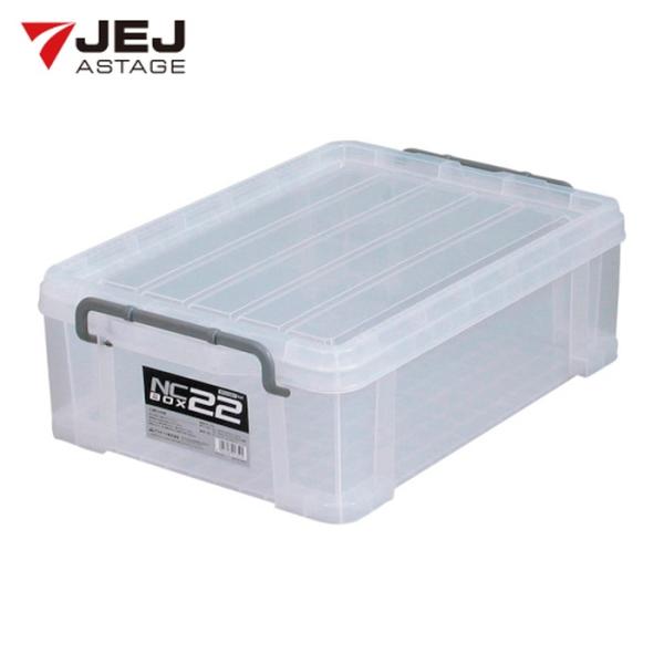 JEJアステージ フタ式収納ケース|特長:内容物が見えやすいナチュラルカラーです。 スタッキング(積み重ね)でき便利です。 フタにcm単位の便利な目盛り付です。