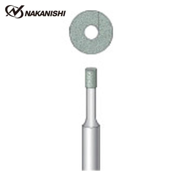 ナカニシ 軸付砥石|特長:難削材の研磨が可能で面粗さを大幅に向上させる高性能砥石です。 研削性が高く治具研削、内面研削、総形研削加工に適しています。 高精度の研削加工ができます。