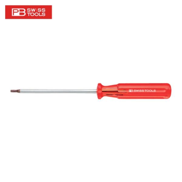PBスイスツールズ ヘックスローブドライバー|特長:グリップは肌に優しく、握るのに理想的で、耐衝撃性に優れまた、手入れも簡単です。 環境に優しい生産活動という方針に従って、PBではカドミウムを含まず、リサイクルできる材料を一種類に絞ってハン...