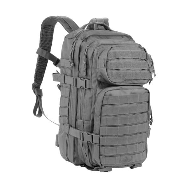 REDROCK バックパック|特長:2つのコンパートメントと2つのポケットで荷物を整理できます。 肩ベルトとバックパネル部分にメッシュ素材を使用しています。 MOLLEシステムを採用しており、別売りのポーチなどを取り付け可能です。