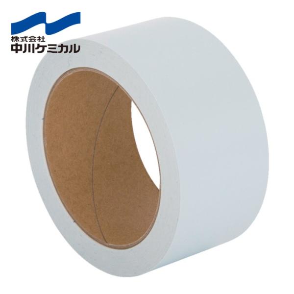 中川ケミカル ラインテープ|特長:パステル色のカッティングシートを使用したラインテープです。 再剥離タイプの粘着剤を使用していますので糊が残りにくい仕様になっています。 床以外にもガラス面など平滑な場所でご使用できます。