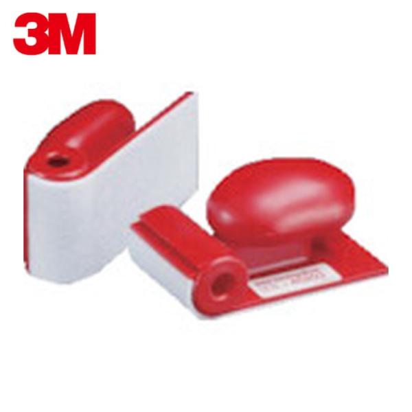 3M ロールペーパー|特長:リフィールロール装着用サンディングブロックです。 丈夫なポリプロピレン製で、にぎりやすく、研磨面には適度なクッション性のあるゴムパッドがついています。