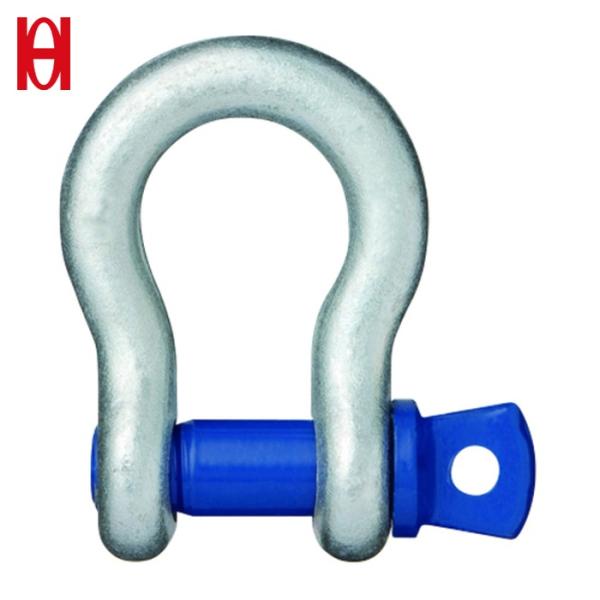OH シャックル|特長:鍛造品で強度があります。 ベルトスリング・ラウンドスリングなどの連結にご使用いただけます。
