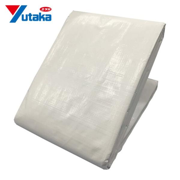 ユタカメイク カラーシート|特長:清潔感のあるホワイトで景観を損なわない厚手の作業用シートです。