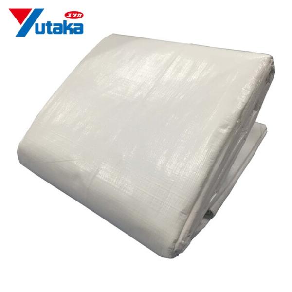 ユタカメイク カラーシート|特長:清潔感のあるホワイトで景観を損なわない厚手の作業用シートです。