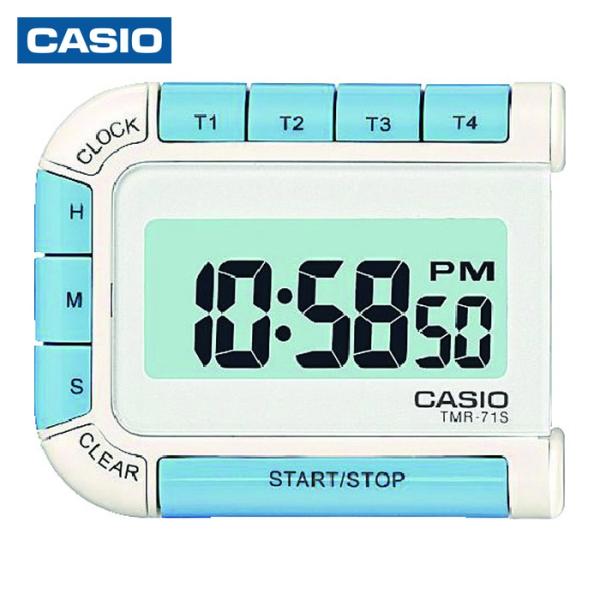 カシオ タイマー|特長:これ1台で同時に4つまで時間計測が出来ます。 4つの独立したタイマー切換ボタンにより操作もとても簡単です。
