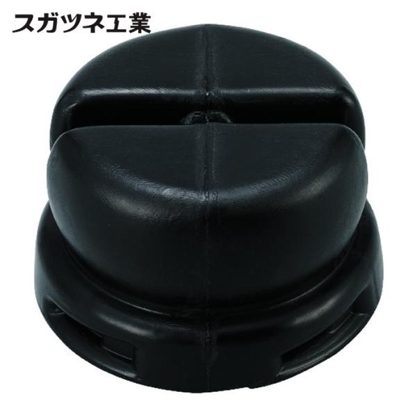 SUGATSUNE ベルトパーテーション用オプション|特長:サインパネル80・DS8511V型をベルトパーテーション80・5000型に取り付けるためのキャップです。