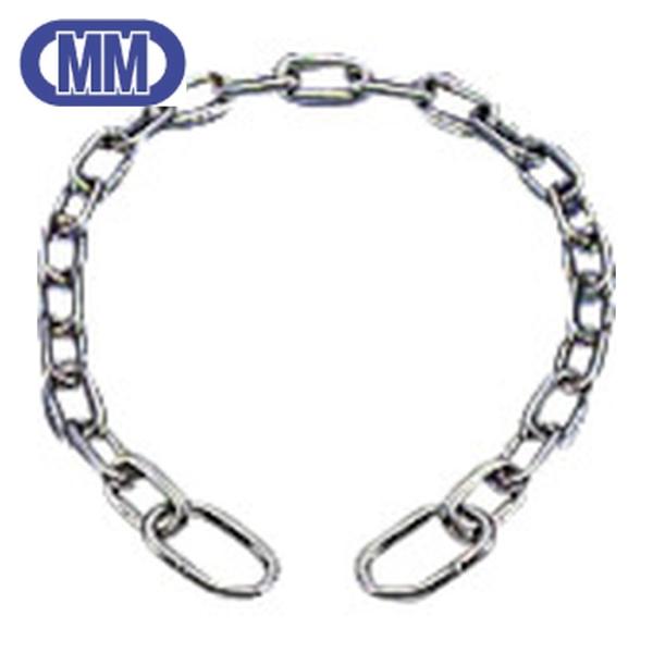 水本 チェーン|特長:両端に楕円リンクを採用、1回通して対象物をしっかりガードします。