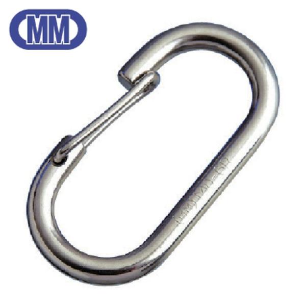 水本 フック|特長:シンプルな形状で、引っかかる部分がないため、ロープの傷みを防ぎ、手軽に使用できます。