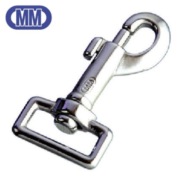 水本 フック|特長:アイの部分に直線部分があり、幅のあるベルトと接続可能です。