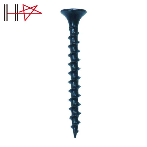 DAIDOHANT コーススレッドスクリュー|特長:耐食性に優れたカラーラスパート処理を施しています。 木材のカラーに合わせて使用できます。 ねじ全体に色がついたタイプです。