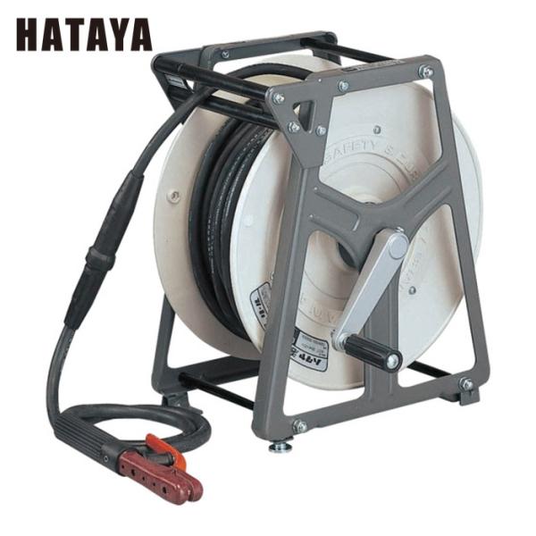 ハタヤ ガスリール|特長:スムーズな引き出し・巻取りを実現します。 絶縁性が高く、高強度のFRP製円盤です。 漏電の心配がなく溶接時の紫外線にも強さを発揮します。