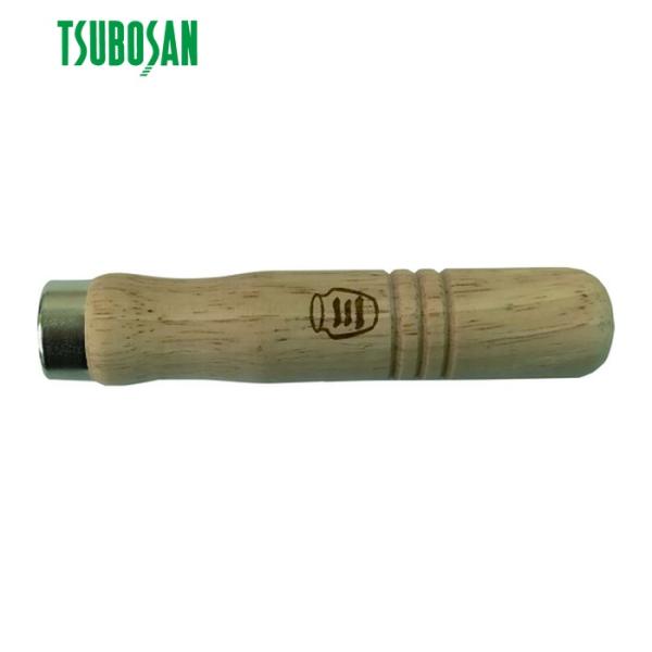 ツボサン 鉄工用ヤスリ|特長:一般的に使用されるヤスリ用の木柄です。 ヤスリのサイズ、形状に合わせて5種類のヤスリ柄をそろえました。