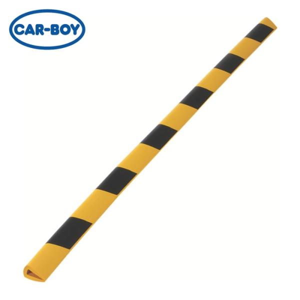CAR-BOY クッション(はさみこみ型)|特長:クッション性、耐摩耗性に優れたクッション材です。 H鋼や鉄板などのエッジ部分に挟みこむ事ができます。