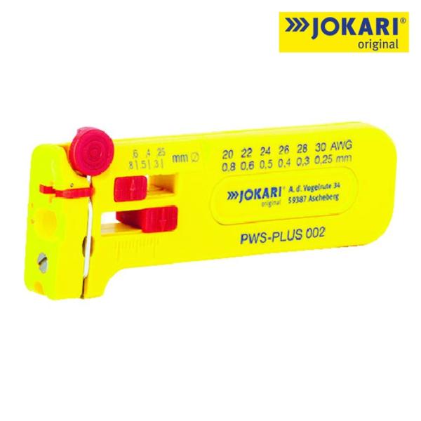 JOKARI ワイヤストリッパー|特長:電気通信、データ制御などで使用される単線および複線のストリッピングに適しています。