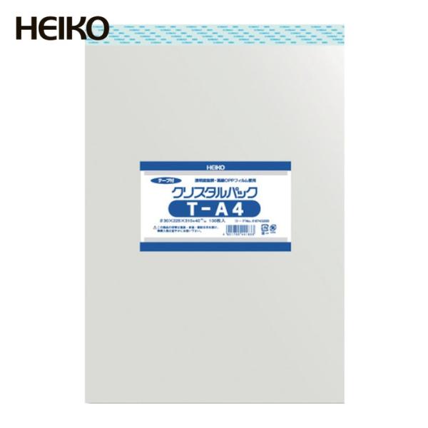 HEIKO ポリ袋|特長:クリスタルパックはつやがあり透明感抜群の国産高級OPPフィルムを使用した袋です。 すべりが良く作業効率もバツグンです。 袋の両側を熱圧着して製造する為、のりしろが発生しないので中身が綺麗に見えます。