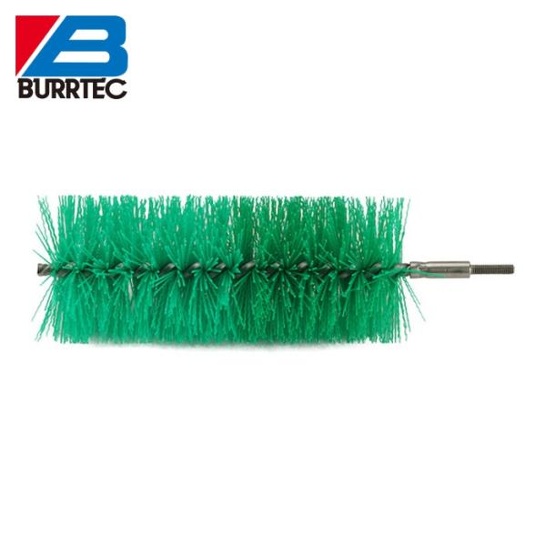 BURRTEC パイプクリーナー(HACCP対応)|特長:特殊構造により耐久性を向上させた、パイプクリーンブラシです。 外径は、食品工場用ステンレス鋼管の寸法(JIS G3447)を参考にしています。 ブラシ線材にはPBTを採用し、耐熱性・...