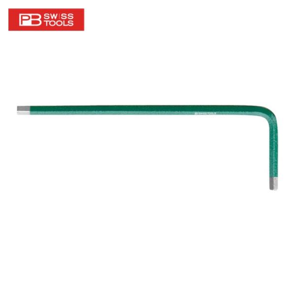 PBスイスツールズ 六角棒レンチ|特長:サイズごとにカラーが異なるため、使用寸法を一目で判別できます。 特殊パウダーコートにより、耐錆性があります。 エッジは軽く隅取りしてあり、レンチをたやすくネジ穴に差し込むことができます。