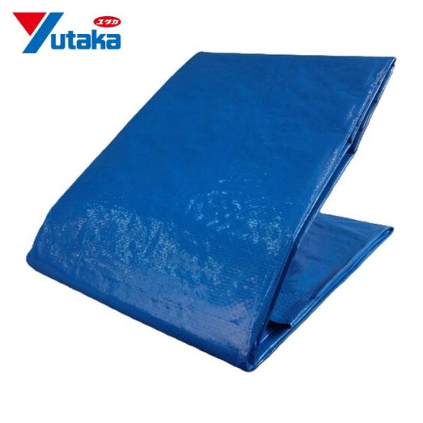 ユタカメイク ブルーシート|特長:シートと同一素材(ポリエチレン)でハトメを成型・溶着することで剥離・脱落せず変形も少なく、高強度を実現しました。
